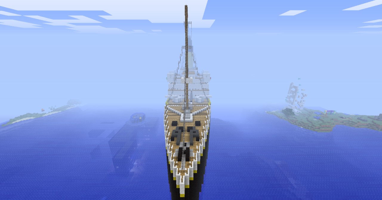 1:1 interior RMS Titanic Minecraft Map