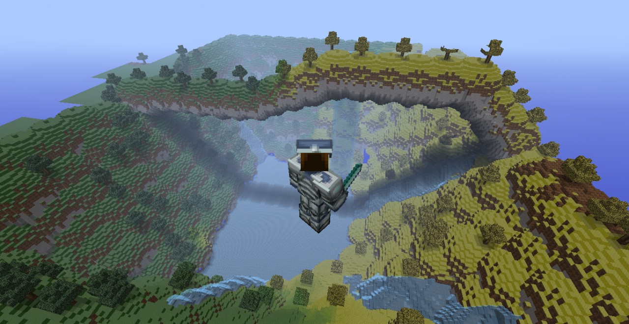 arch+ravine Minecraft Map
