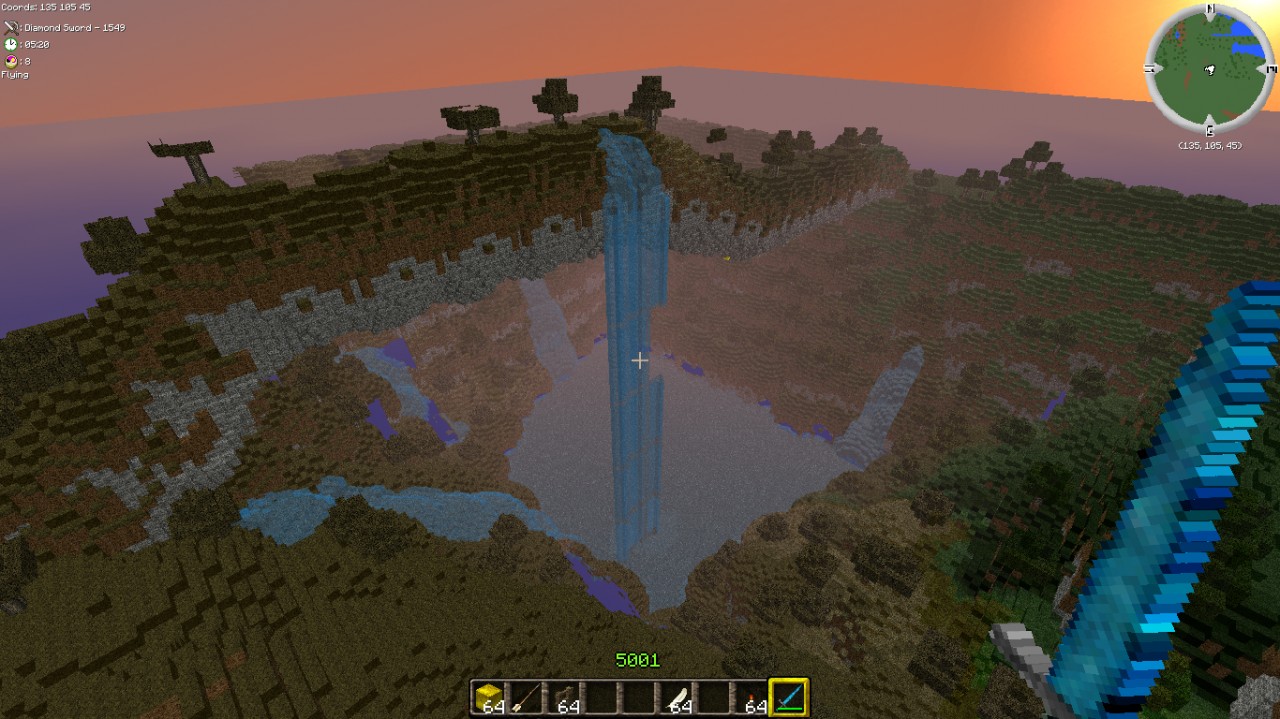 arch+ravine Minecraft Map