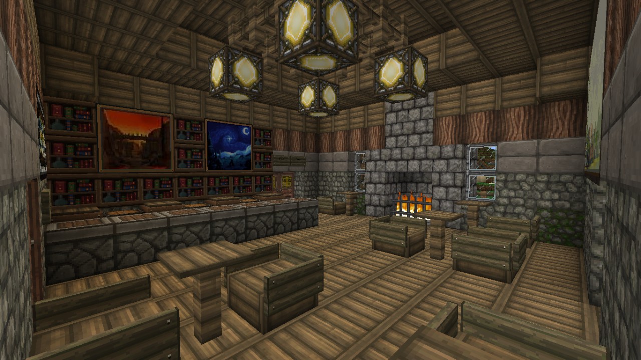 Valley Inn and Louie's Tavern Minecraft Map