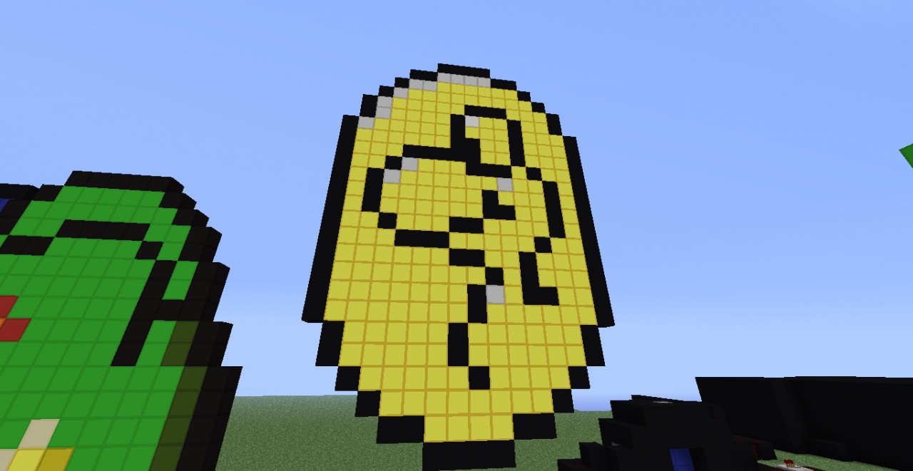 Minecraft Pixel Art Templates Mario Coin