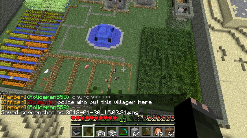 Castle + Farm Minecraft Map