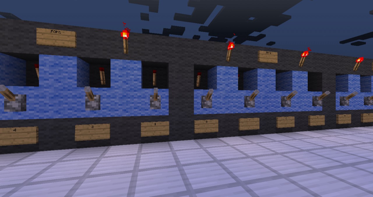 4 Bit ALU Computer with Tutorial and extras. Minecraft Map