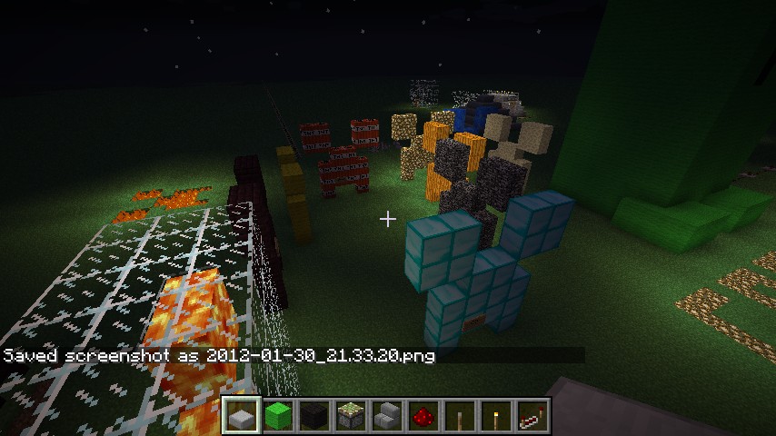 Flatgrass World of Creepers Minecraft Map