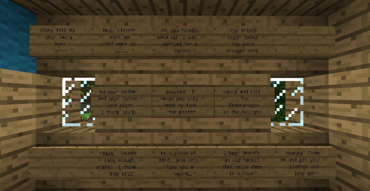 Legend of Zelda Themed Survival Minecraft Map