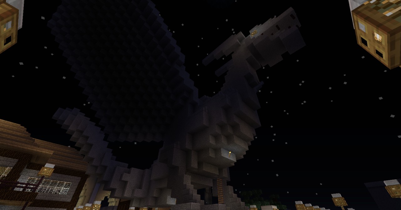 Dragon Statue Minecraft Map