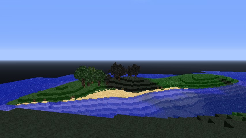 Huge survival island Minecraft Map