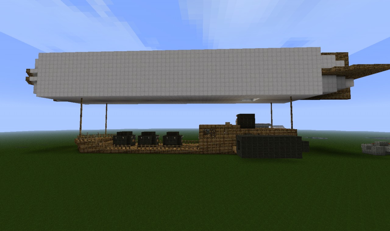Big Boy fuel tanker airship!!! Minecraft Map