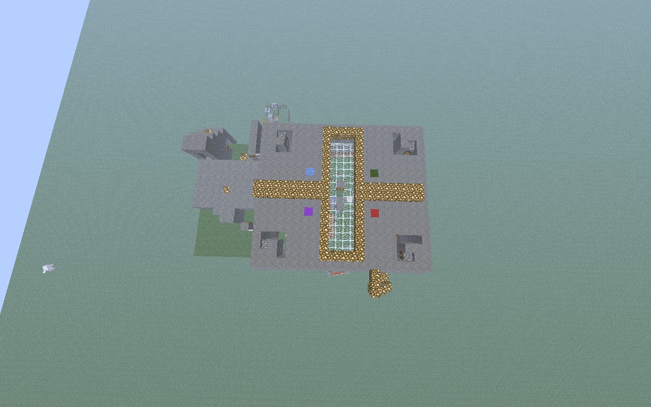 clay man arena Minecraft Map
