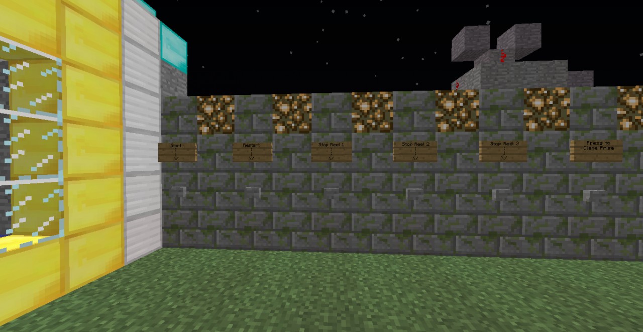 A WORKING SLOT MACHENE!!!!!! Minecraft Map