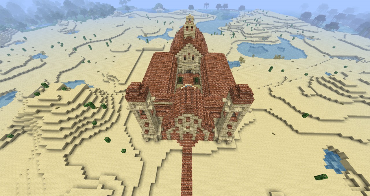Western Inspired Spanish Mission Minecraft Map
