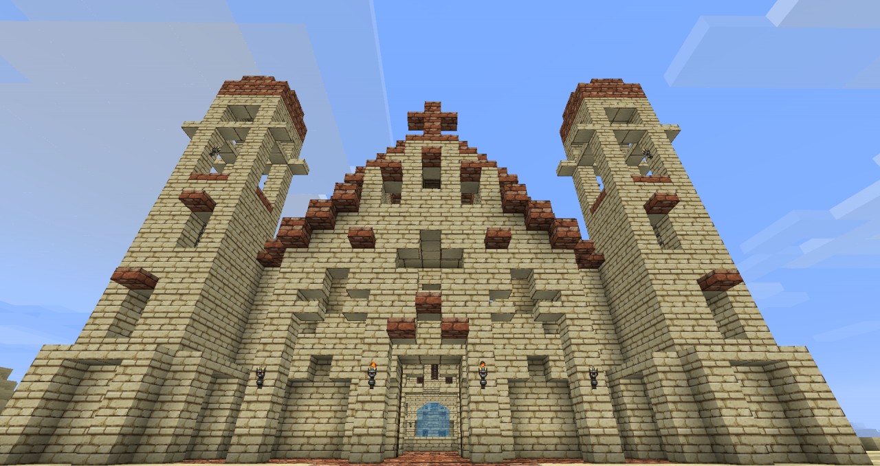 Western Inspired Spanish Mission Minecraft Map