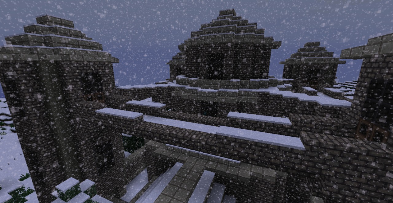 the cathedral of ice Minecraft Map