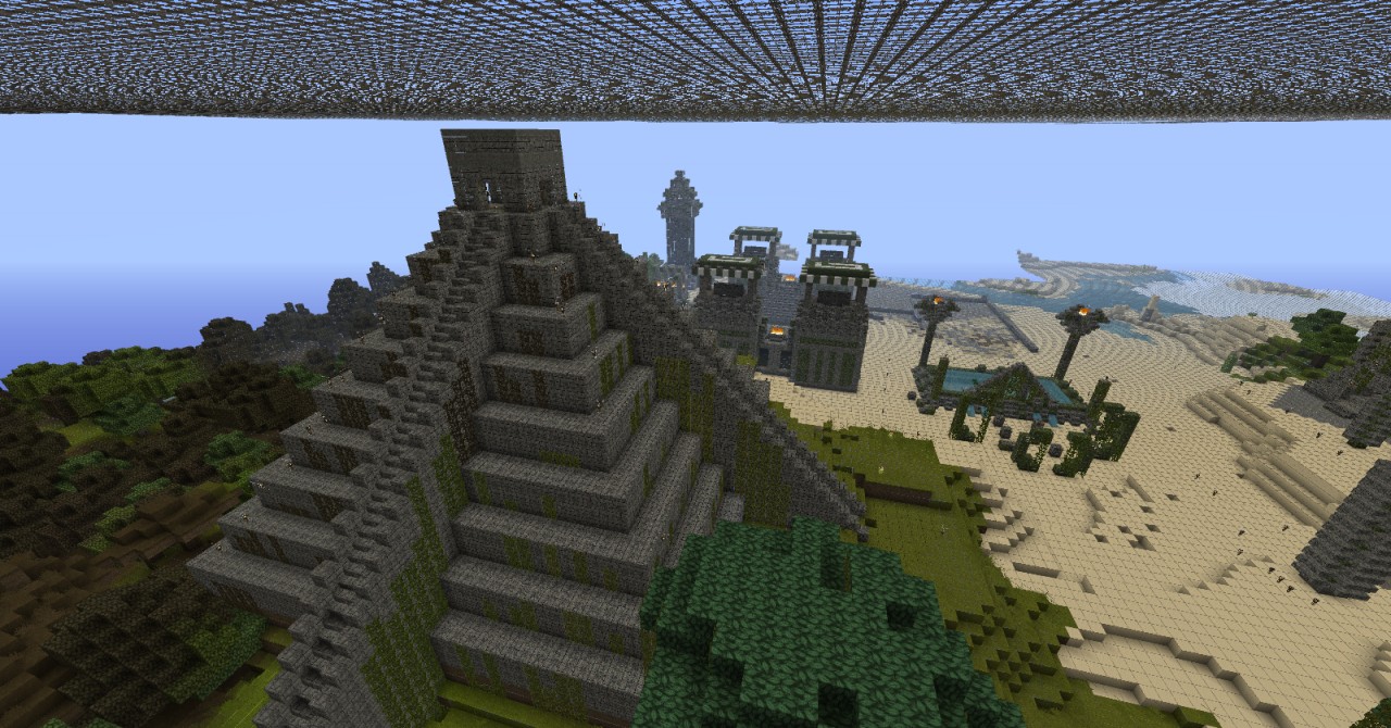 Maya/Aztec City Minecraft Map