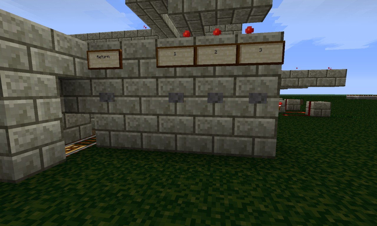 Simple Minecart Bank Minecraft Map