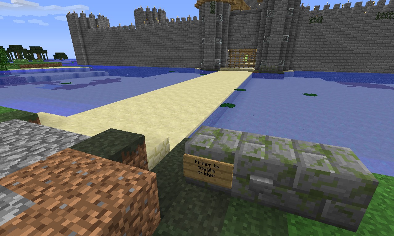 6x29 Piston Bridge Minecraft Map