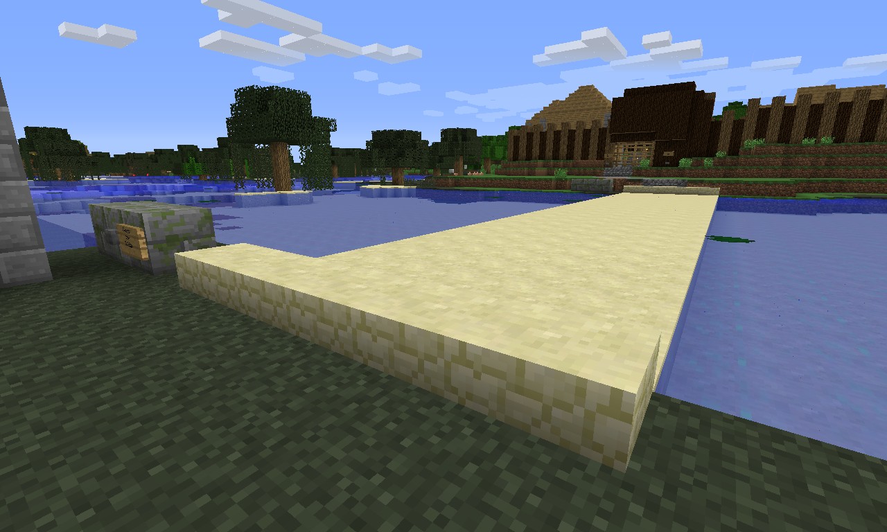 6x29 Piston Bridge Minecraft Map