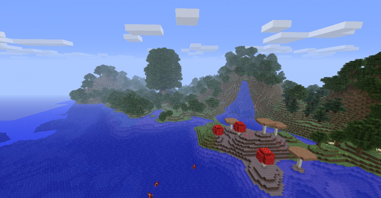The Island (Custom Terrain) Minecraft Map