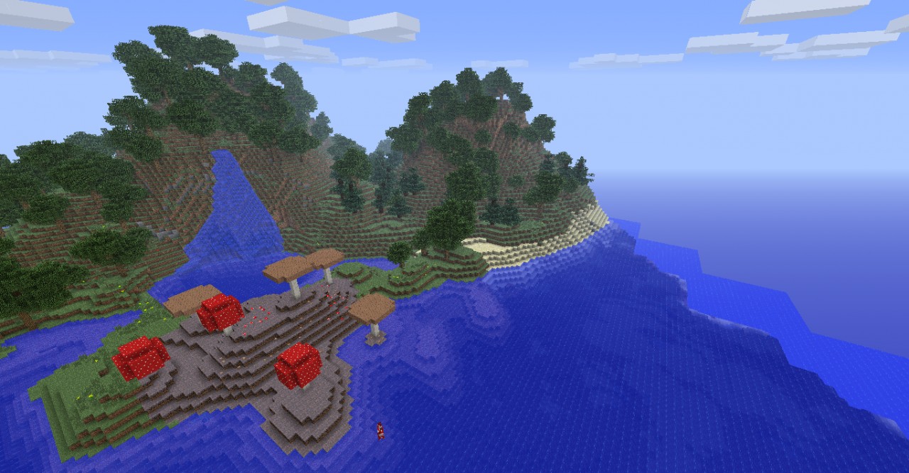 The Island (Custom Terrain) Minecraft Map