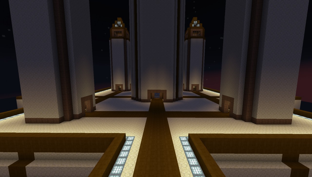The Jedi Temple of Coruscant Minecraft Map