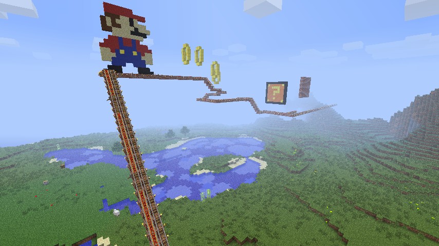 MARIO COASTER Minecraft Map