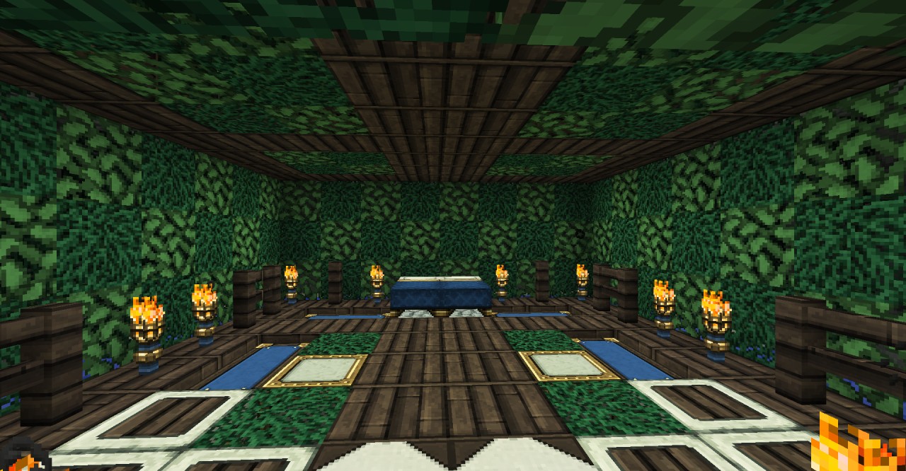 Bed Room Design - Elven Minecraft Map