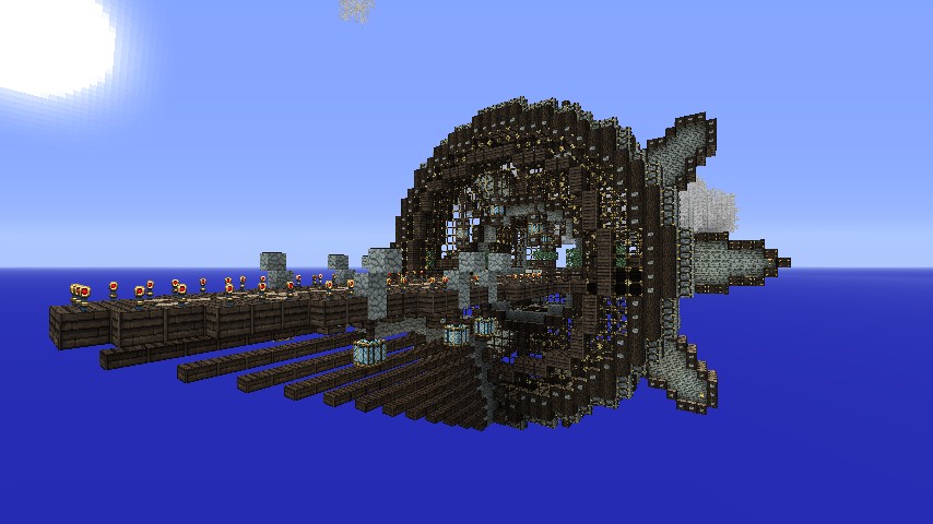 Steampunk Airships Port Minecraft Map
