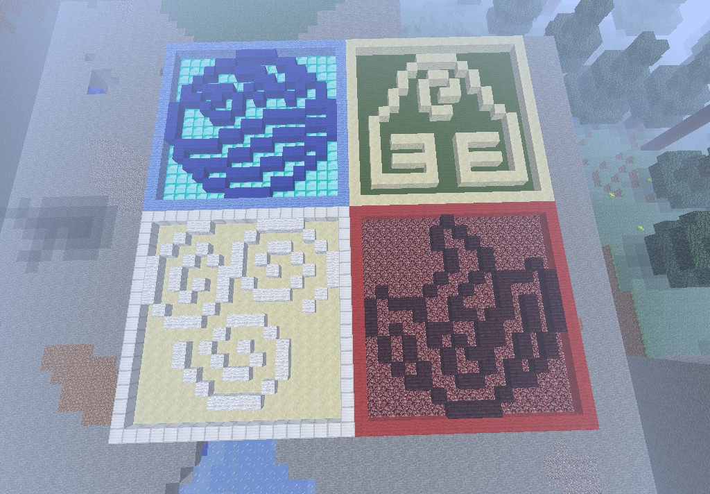 4 Elaments Minecraft Map