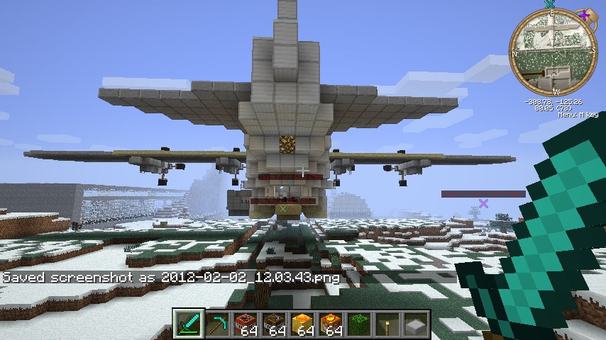 AC-130 Minecraft Map