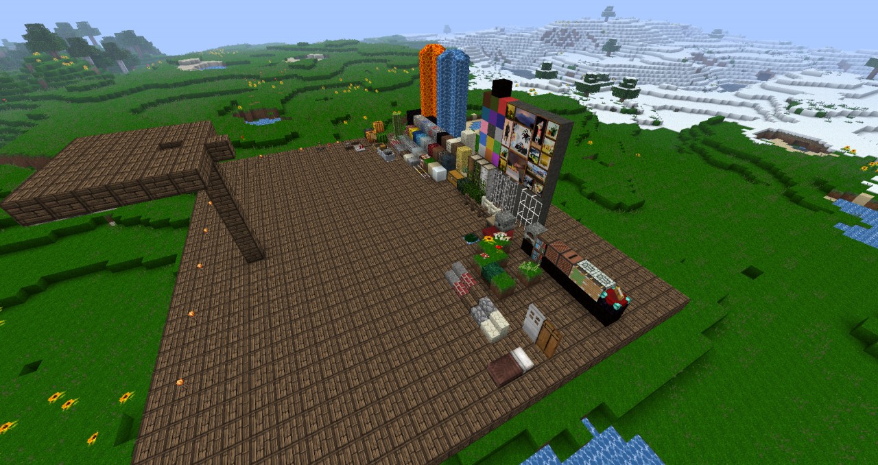 Present your own texture pack Minecraft Map