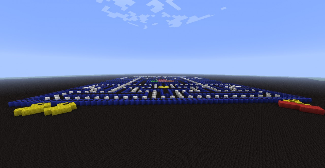 Pacman level 1 Minecraft Map