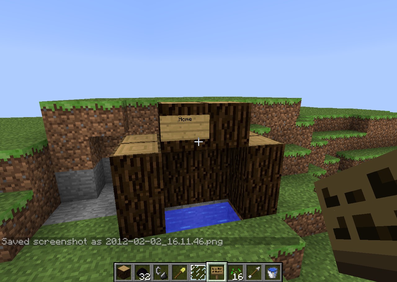 Nature bridge home Minecraft Map