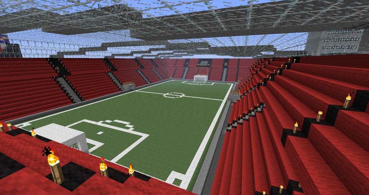 Soccer stadium Minecraft Map
