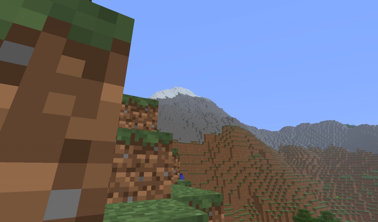 Cool Landscape build in flatmap Minecraft Map