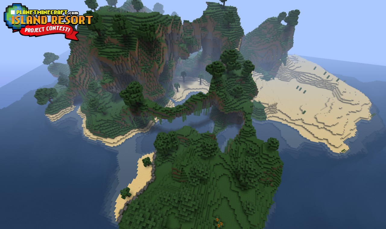 Island Resort Contest Starter Map Minecraft Map