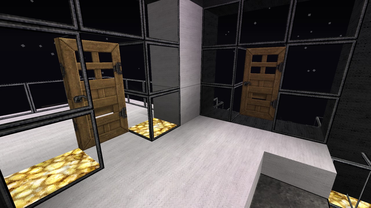 modern house on stilts Minecraft Map