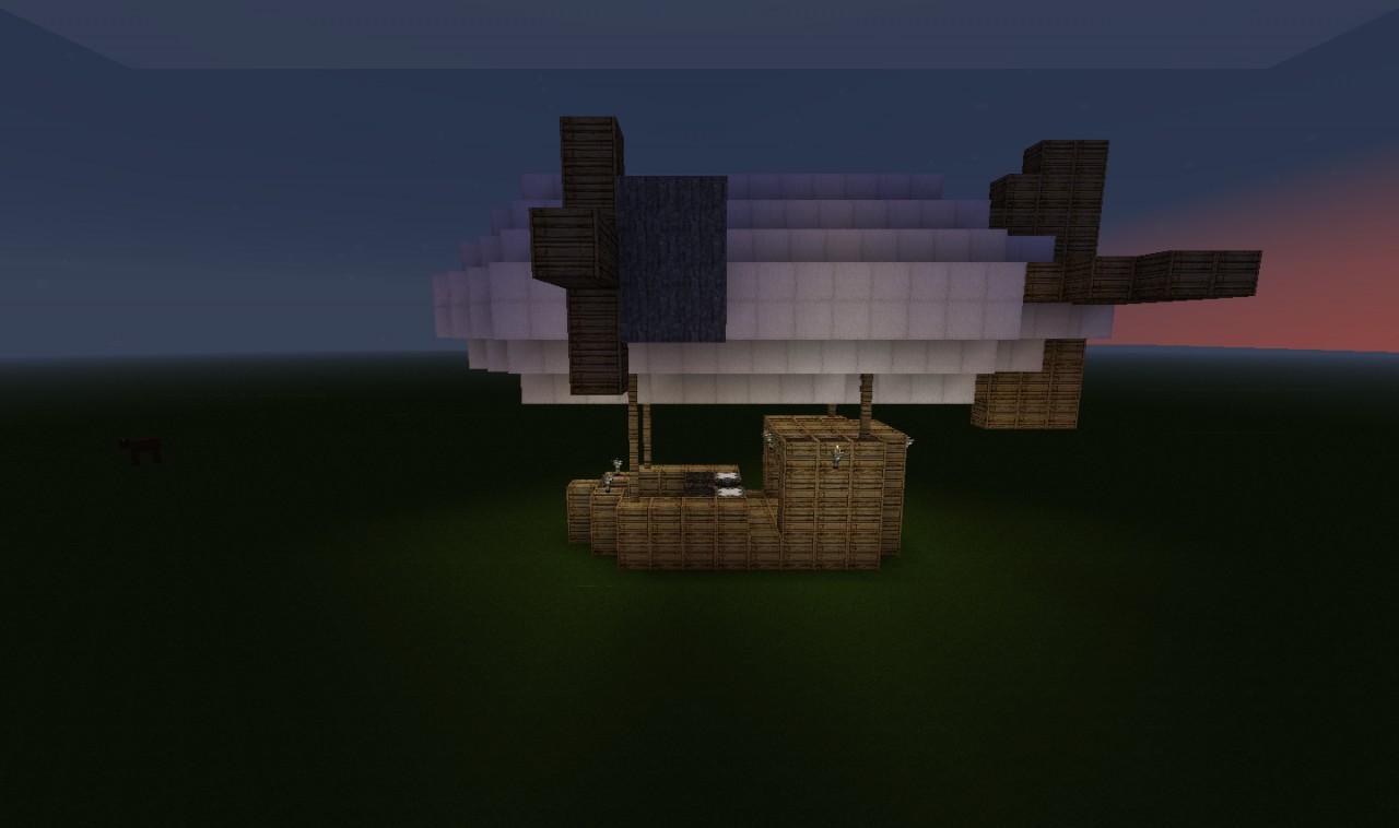 Schooner airship Minecraft Map