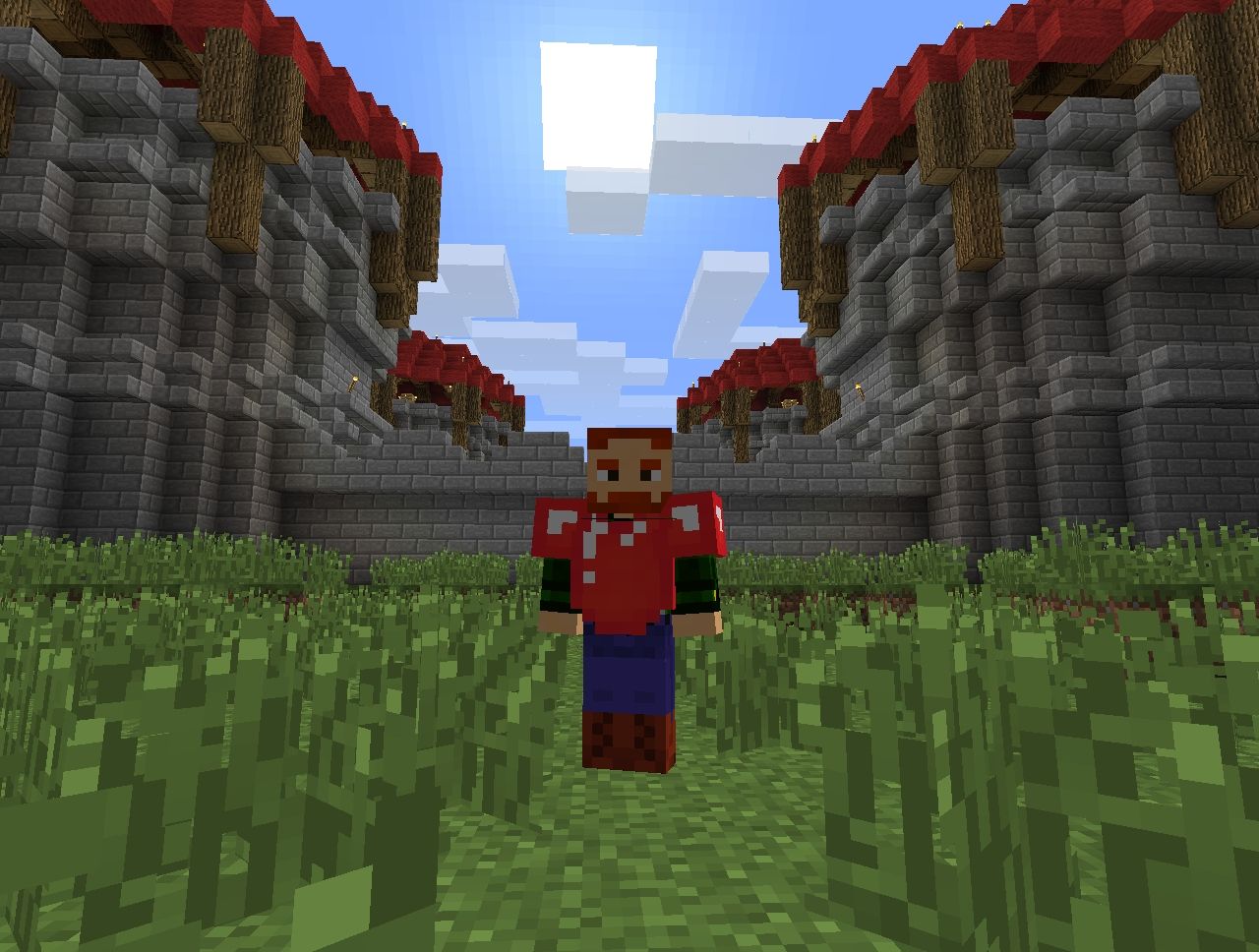 Capture the flag (CTF) Castles V1.3.2 - Multiplayer PVP Minecraft Map