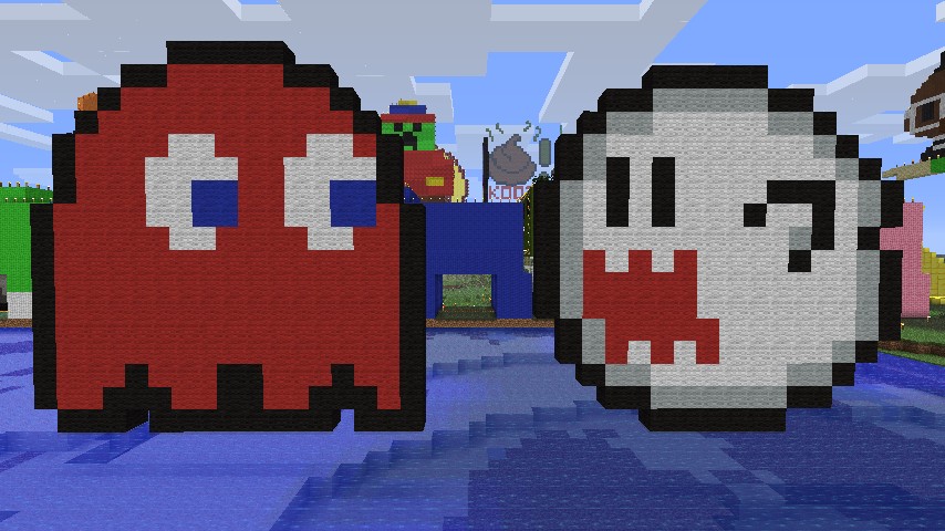 Pixel-Art Minecraft Map