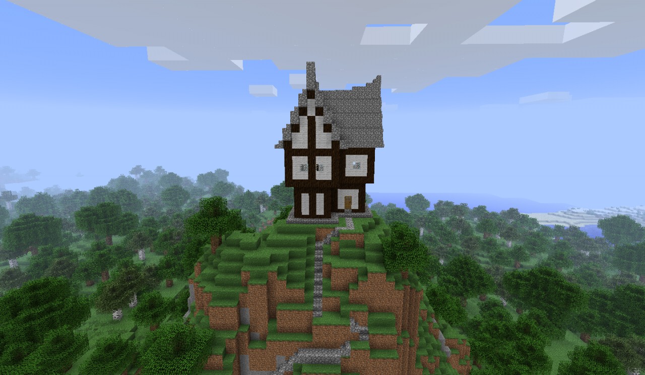 A House On A Mountain Minecraft Map
