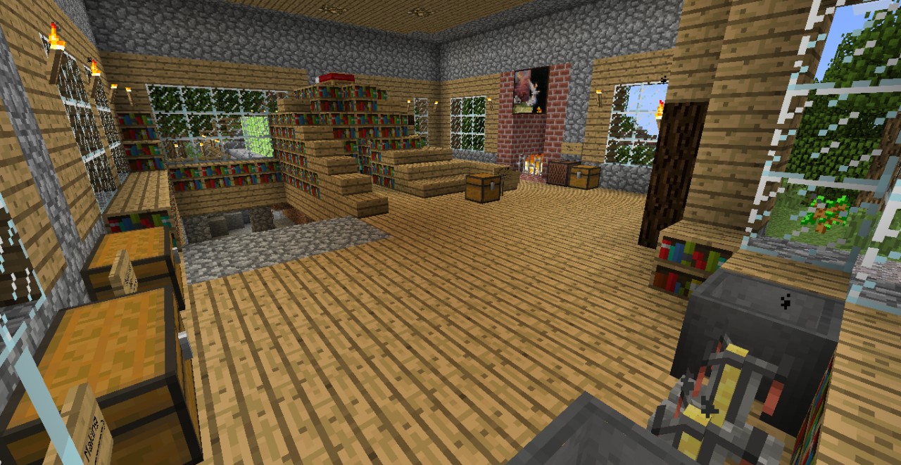 House For Single Player(Near a Village) Minecraft Map