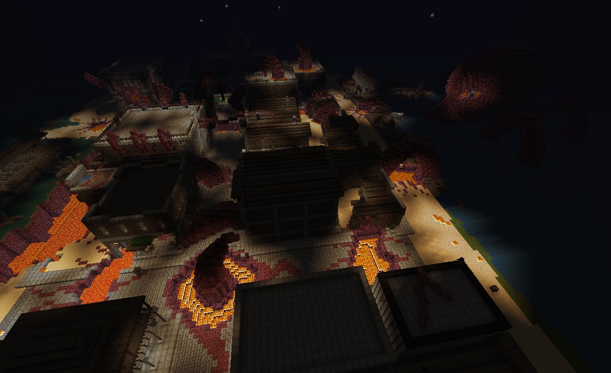 UNDEAD NIGHTMARE - BLACKWATER (custom map) Minecraft Map