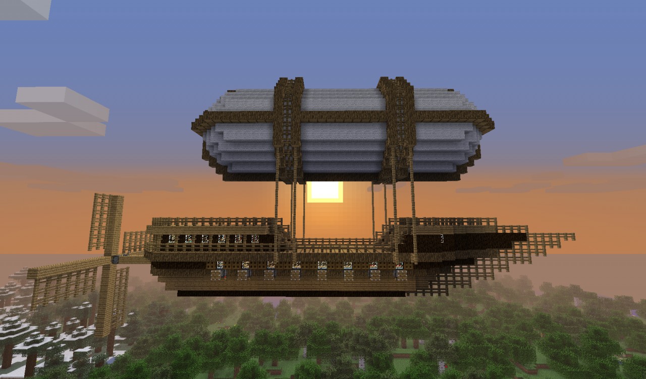 My First Airship Minecraft Map