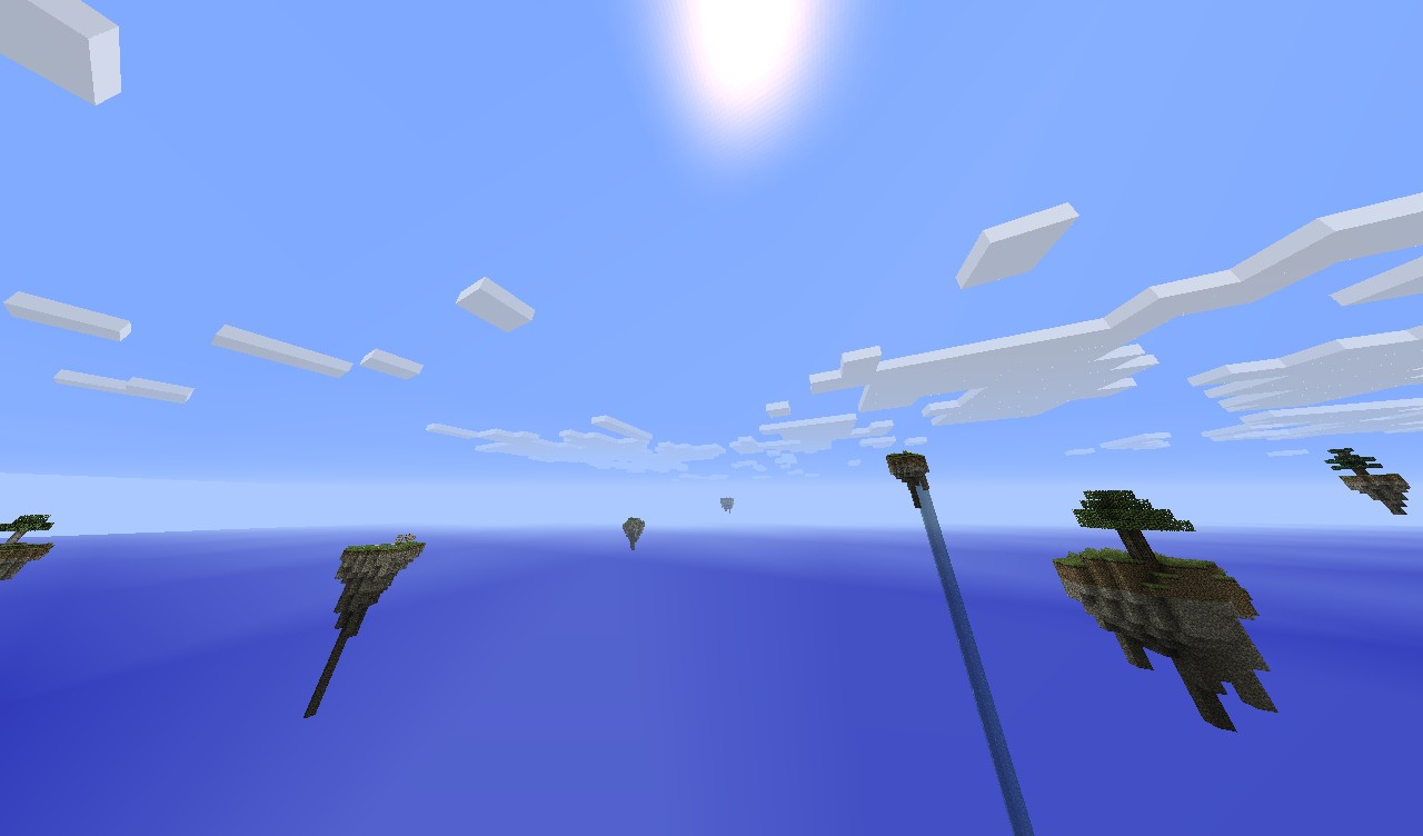 The shattered world Minecraft Map