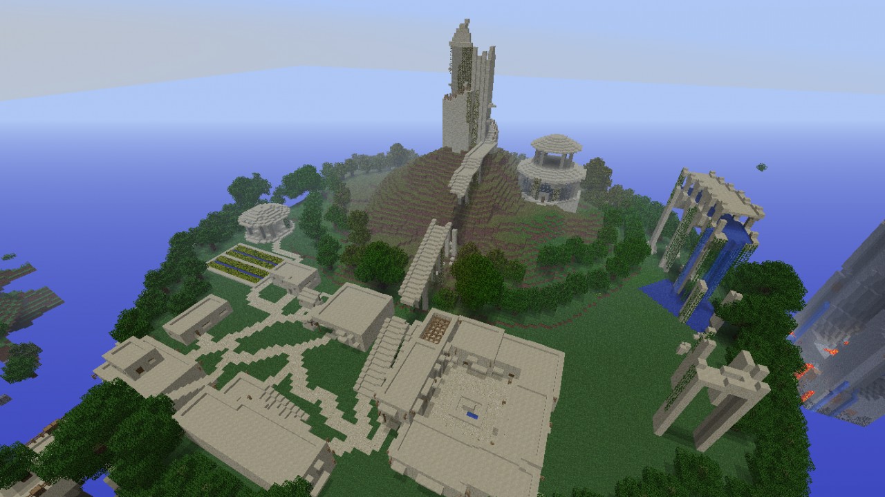 Ancient sky city Minecraft Map