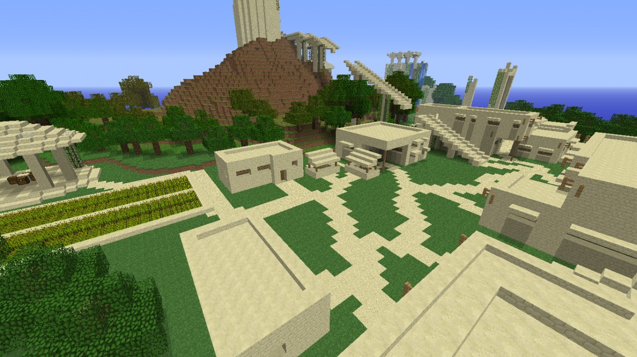 Ancient sky city Minecraft Map