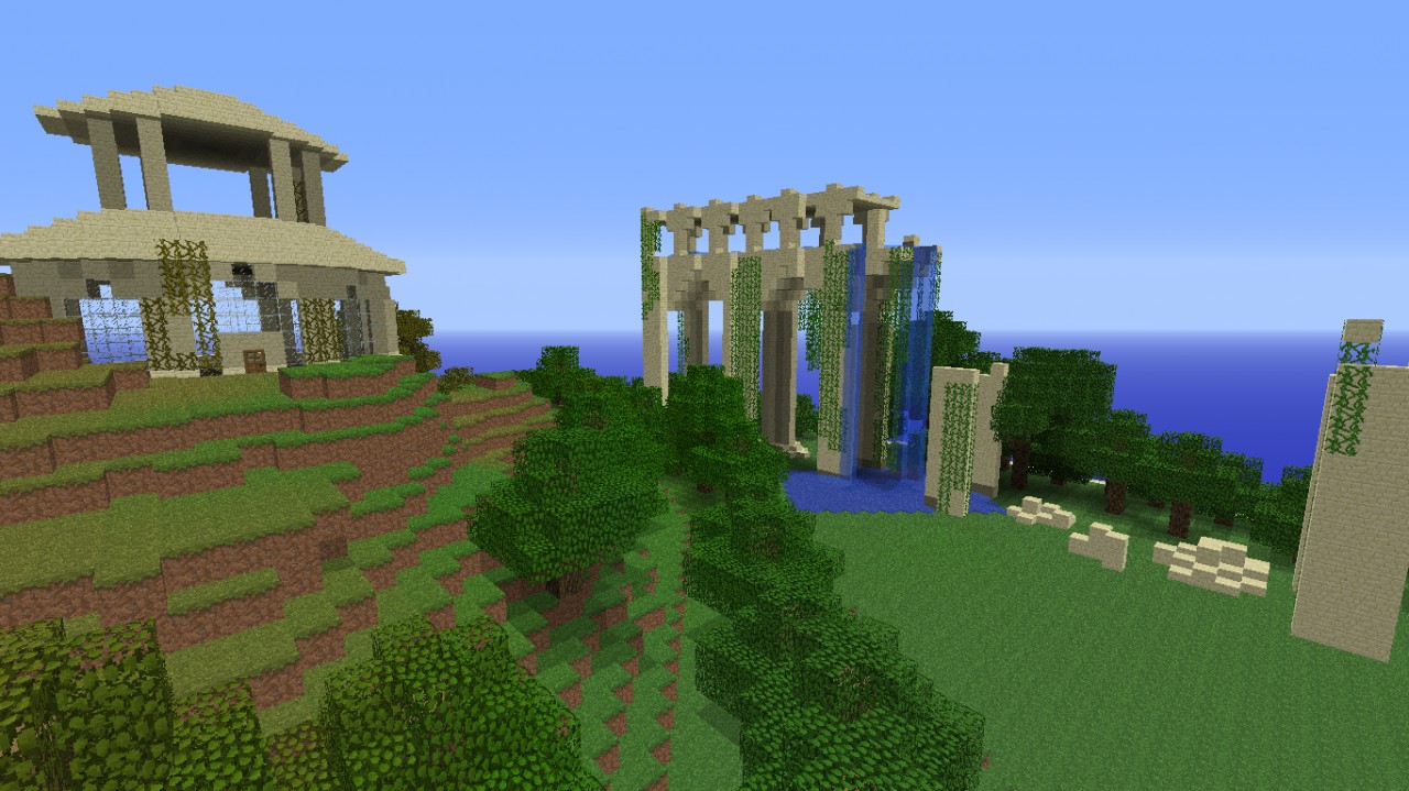 Ancient sky city Minecraft Map
