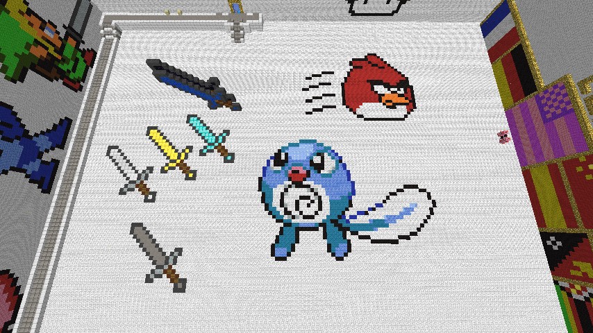 The Pixel-art Project! Minecraft Map