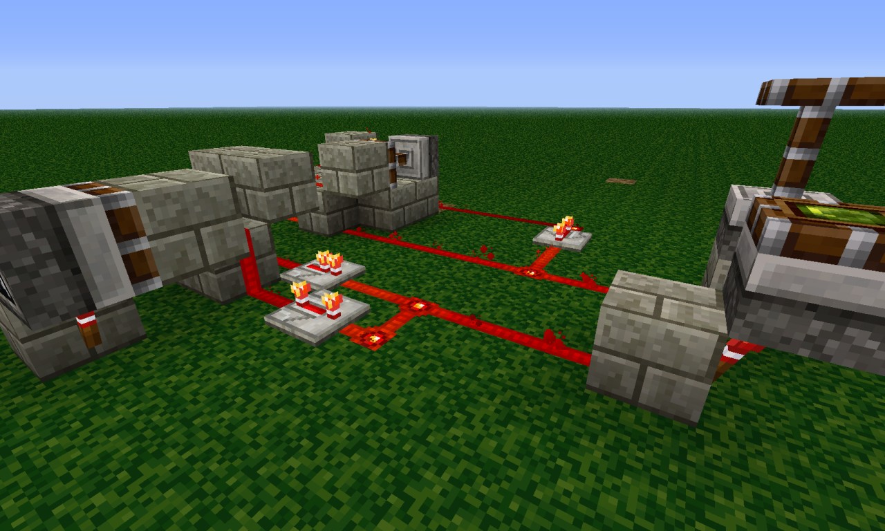 Alternating Delay/Reversing Redstone Systems Minecraft Map