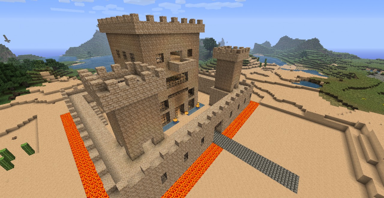 Giant Sandcastle Minecraft Map